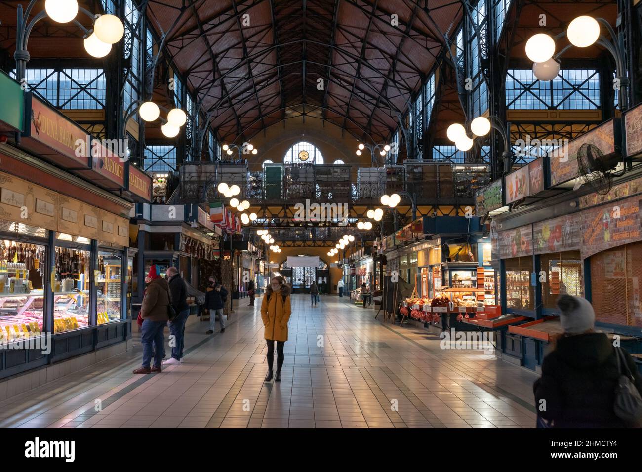 Market hall interior hi-res stock photography and images - Alamy