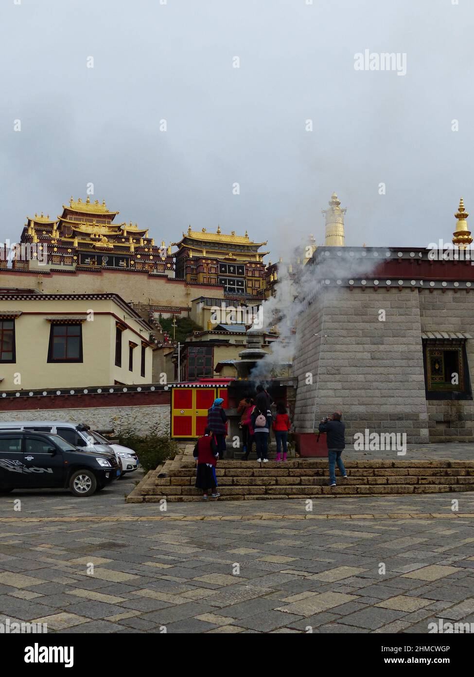 Stone houses in the villages of Yunnan Province south China Stock Photo ...