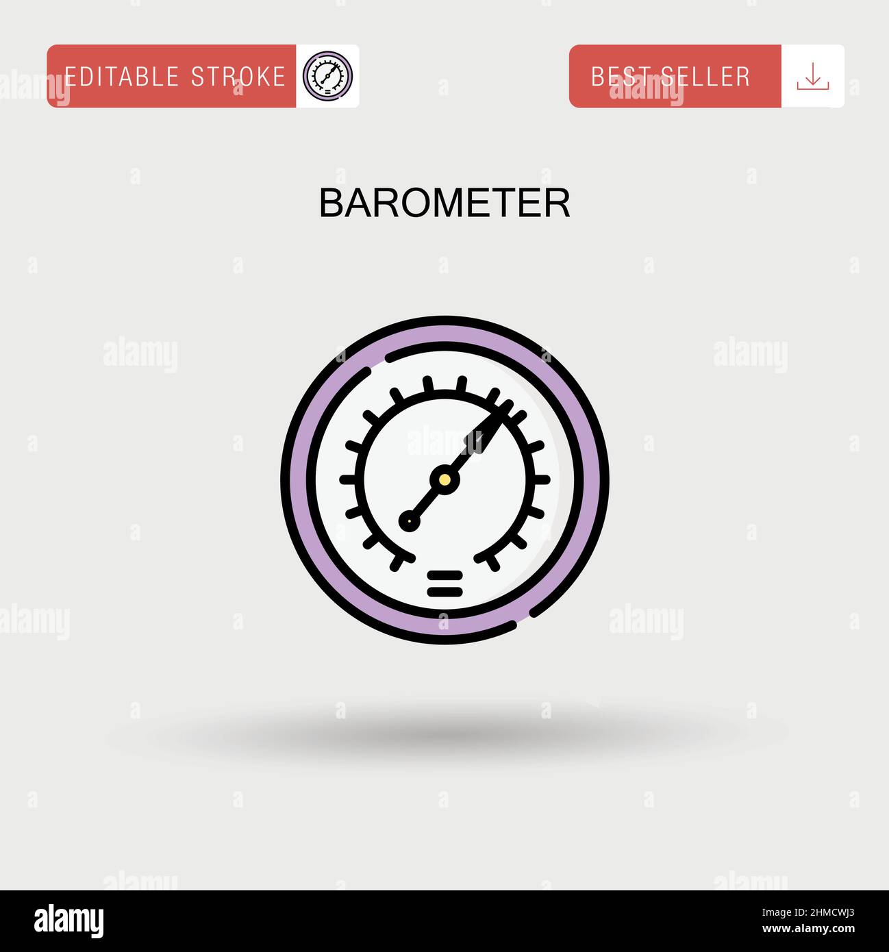 Temperature guage Stock Vector Images - Alamy