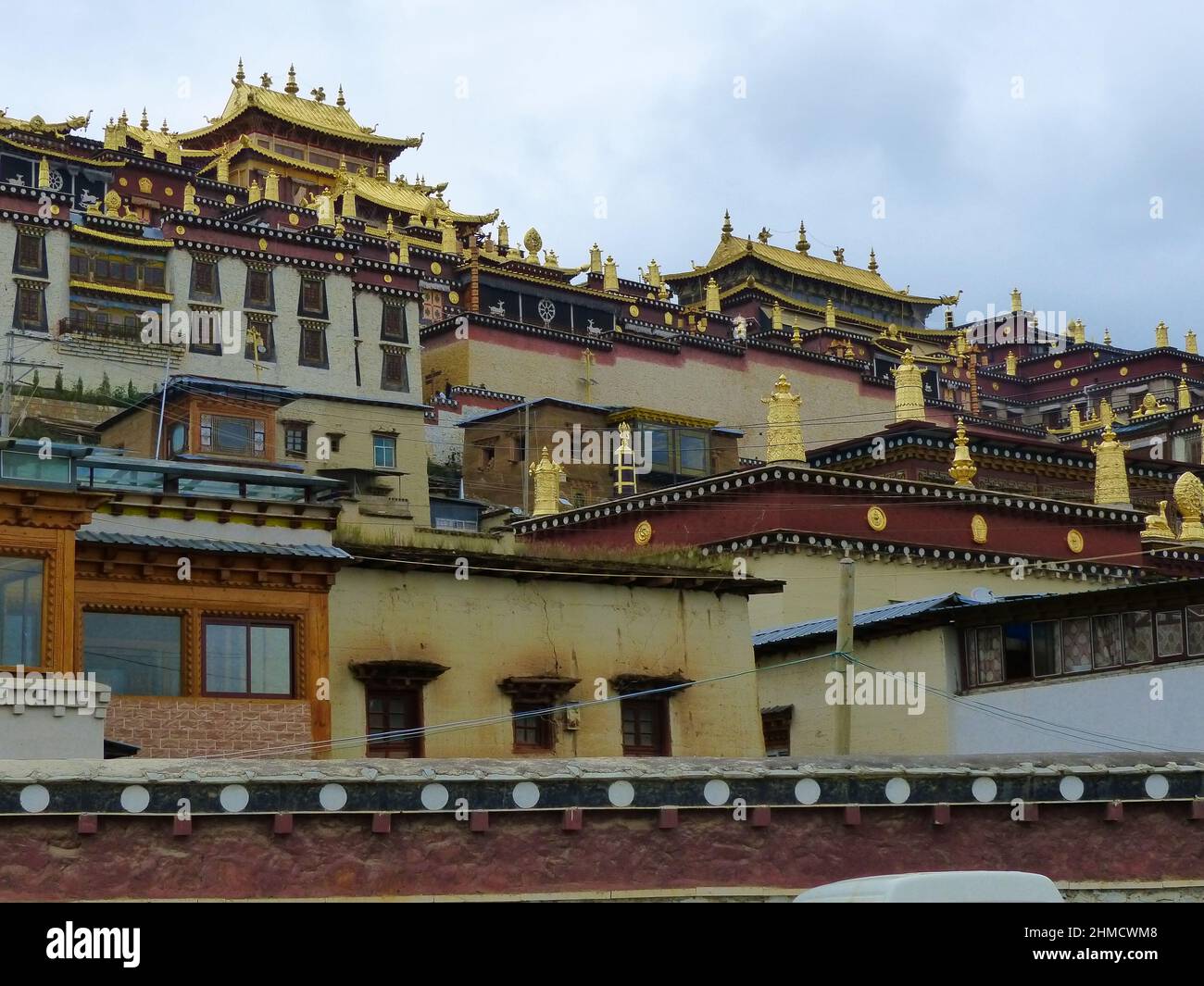 Stone houses in the villages of Yunnan Province south China Stock Photo ...