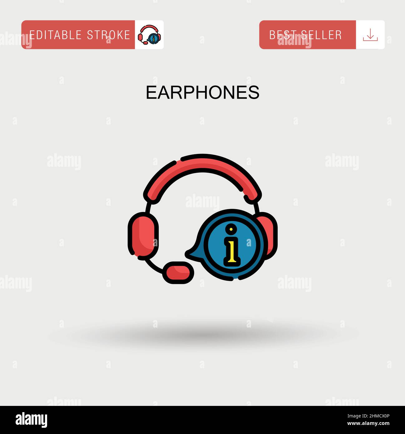 Earphones internet Stock Vector Images - Alamy