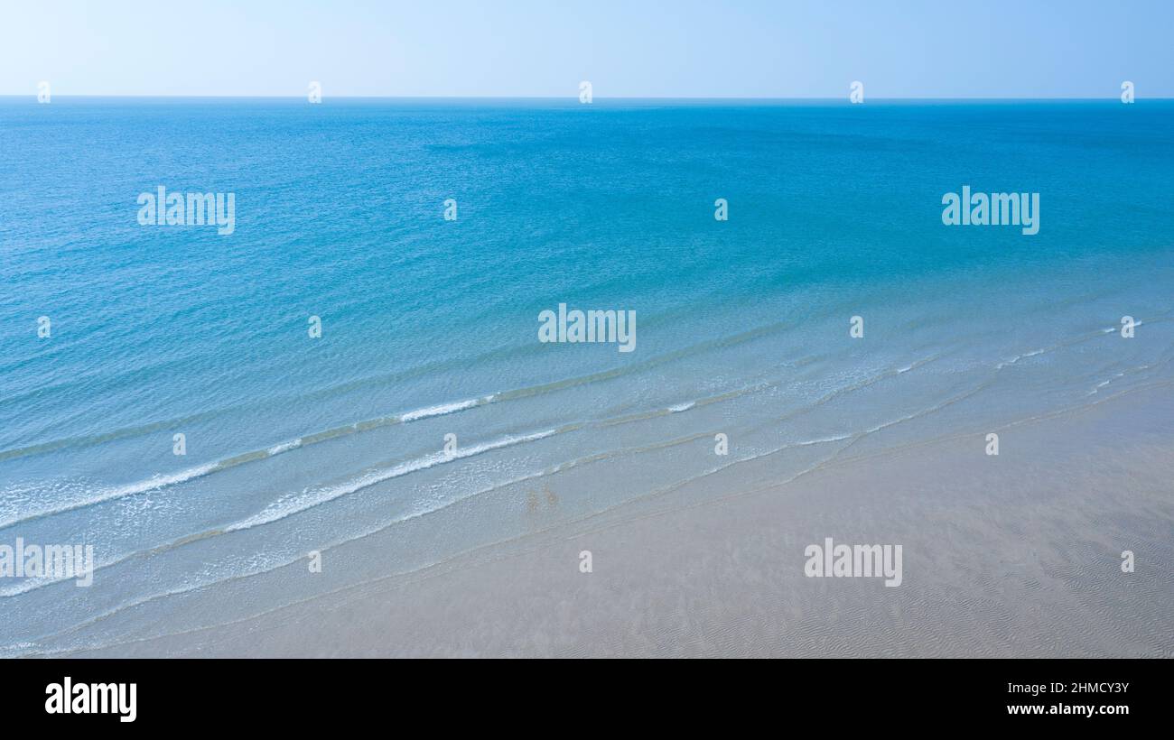 Arial clean sea sore landscape background Stock Photo - Alamy