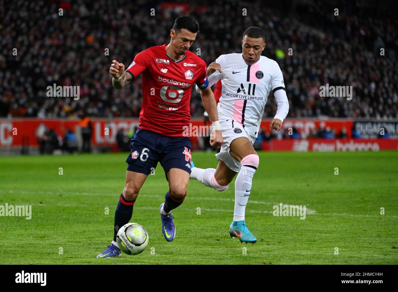 Lille- PSG Kylian Mbappe during the match between LOSC and Paris Saint ...