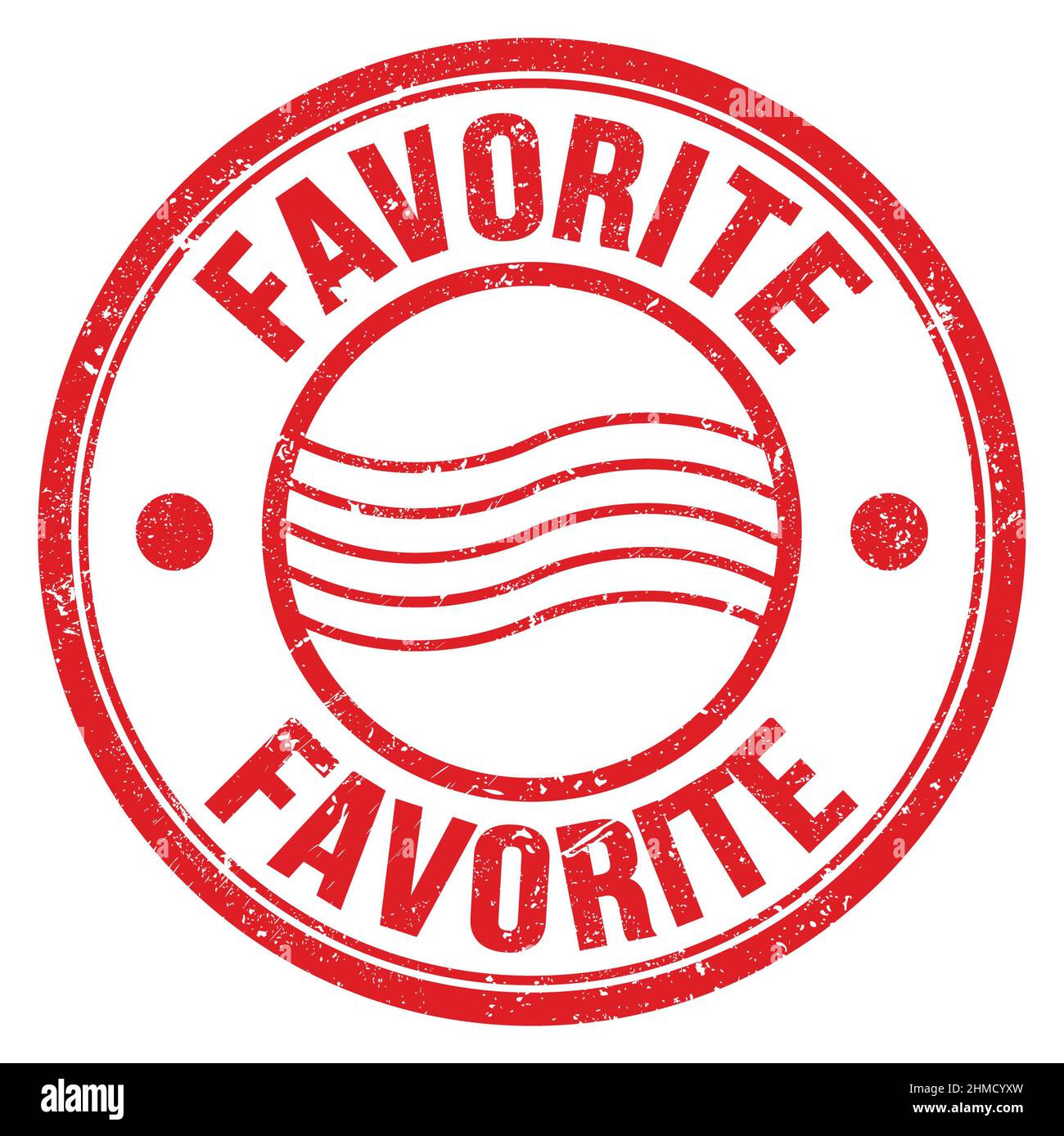 FAVORITE word written on red round postal stamp sign Stock Photo - Alamy