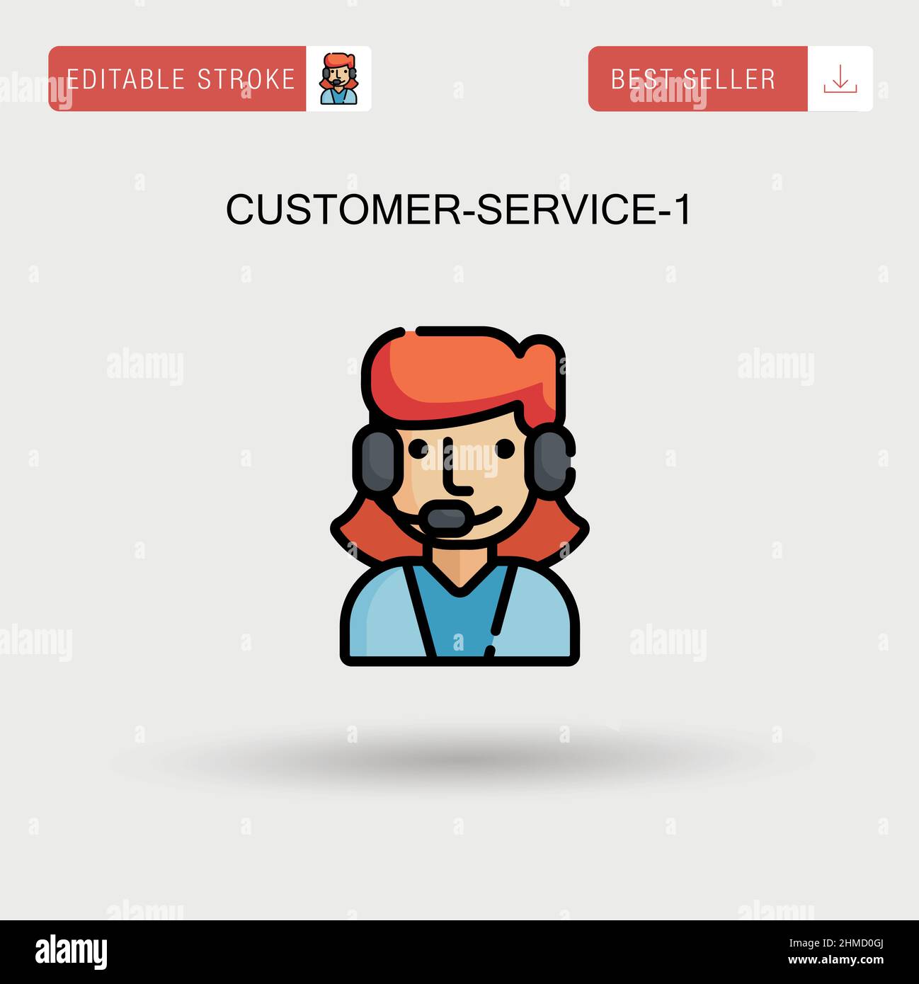 Customer service concept headset hi-res stock photography and images ...