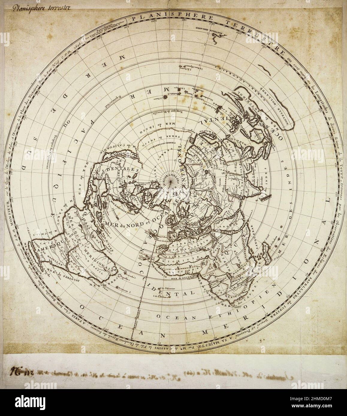 High Quality Antique World Map , Illustration Stock Photo - Alamy