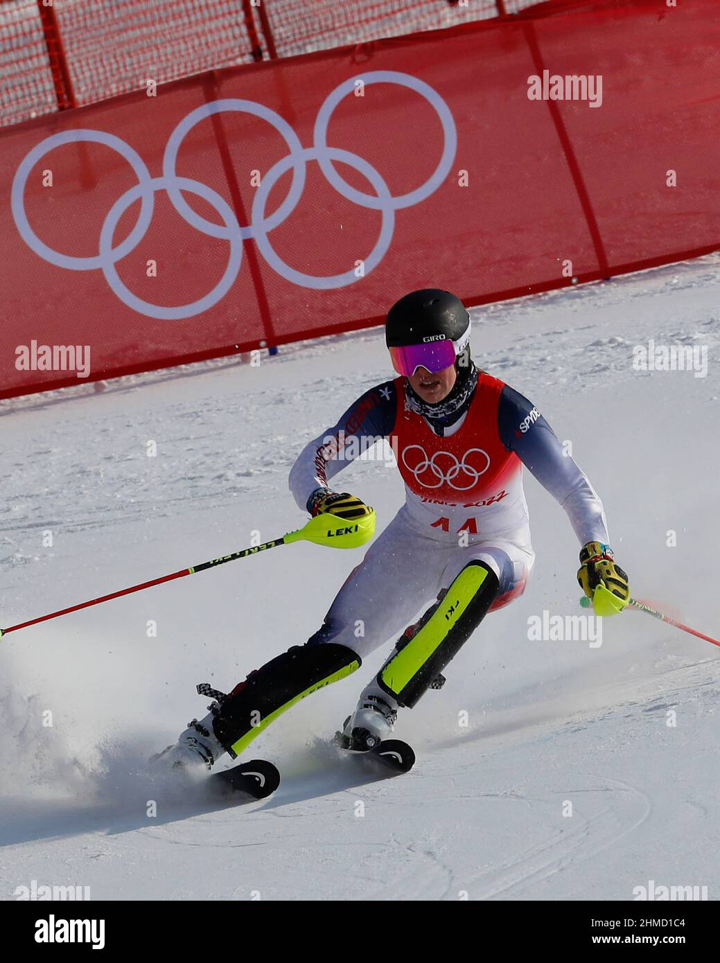 Beijing, Hebei, China. 9th Feb, 2022. A J Hurt (USA) in the alpine ...
