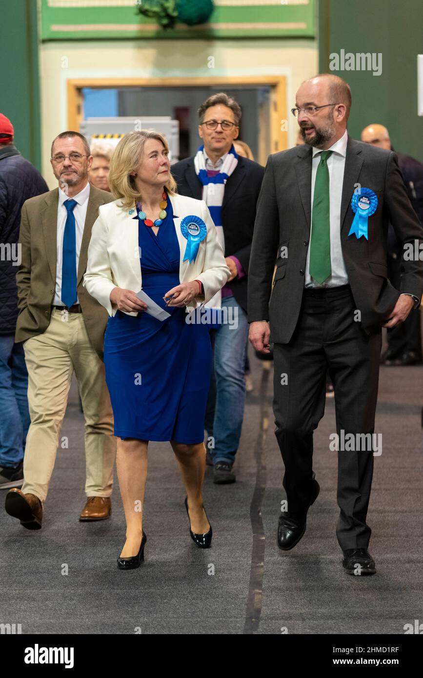 James Duddridge MP at the ballot count for the Southend West by ...