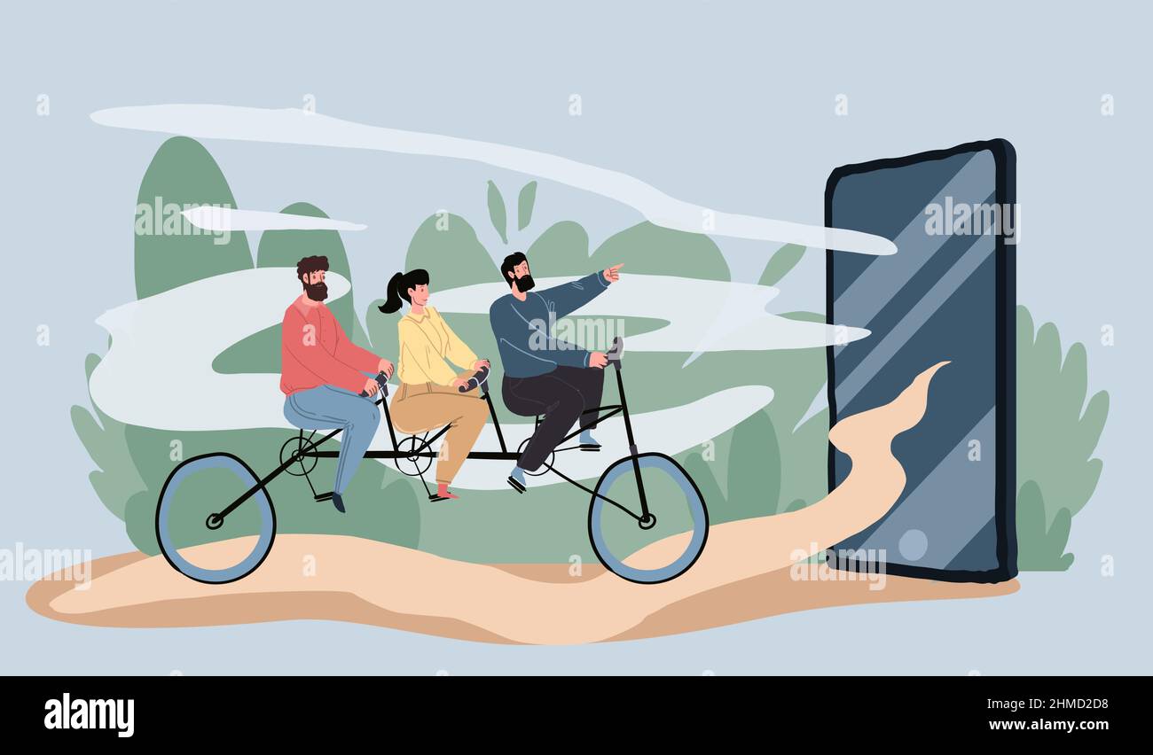 Phubbing background Stock Vector Images - Alamy