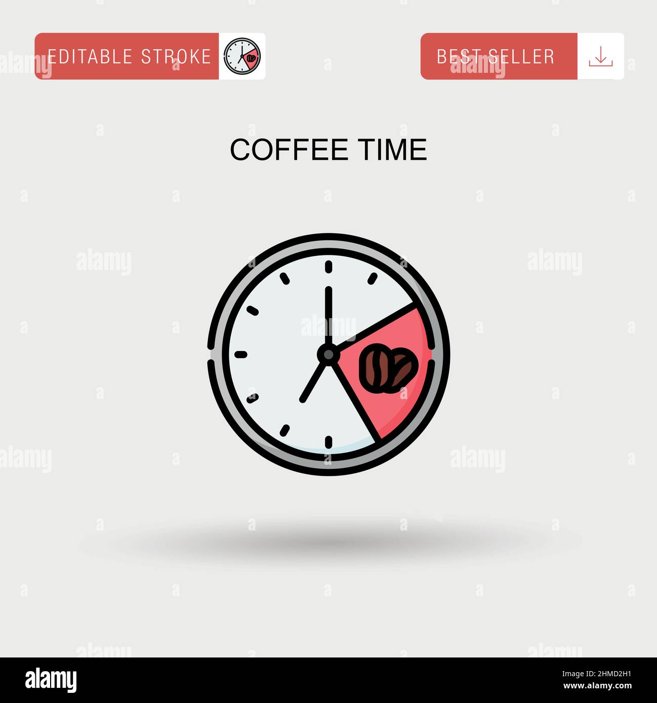 Clock text time break Stock Vector Images - Alamy