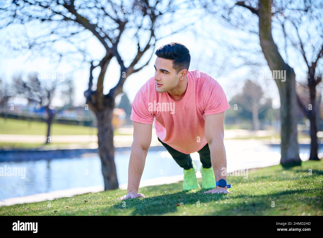 Boy physical training hi-res stock photography and images - Alamy