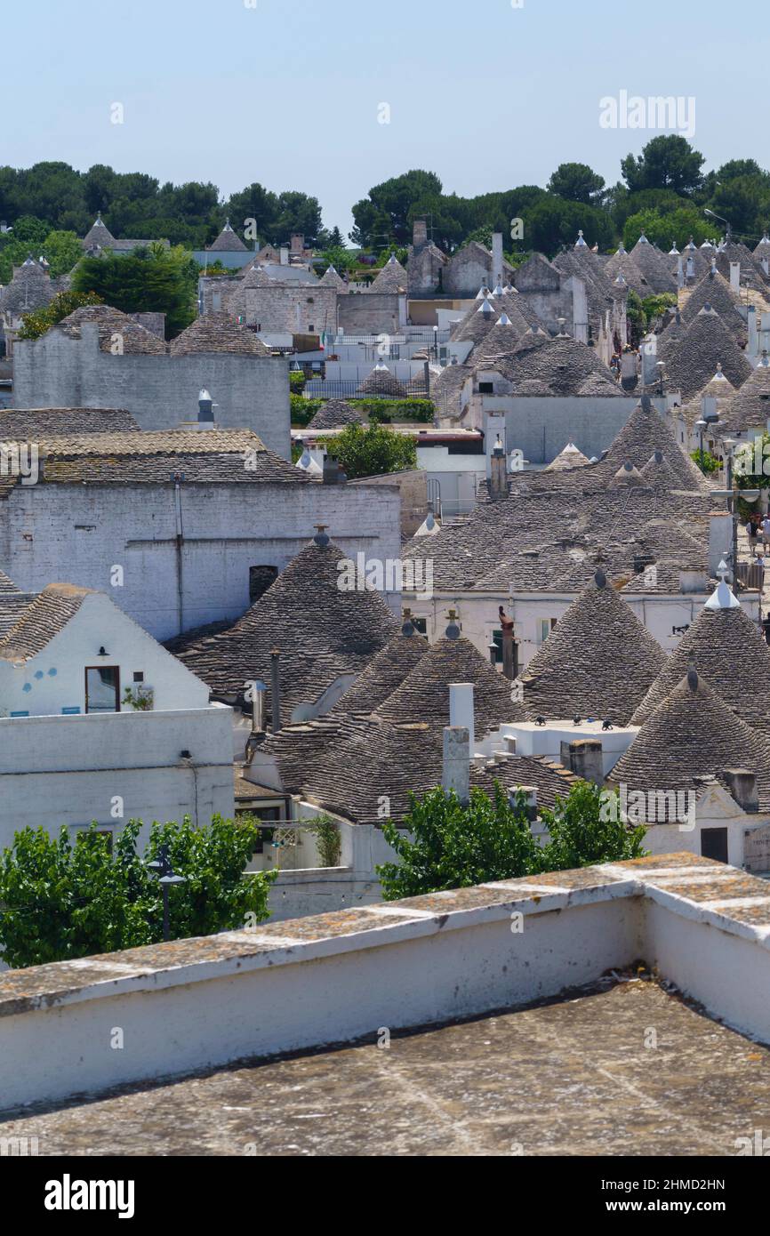 Alberobello, Bari province, Apulia, Italy: exterior of the famous ...