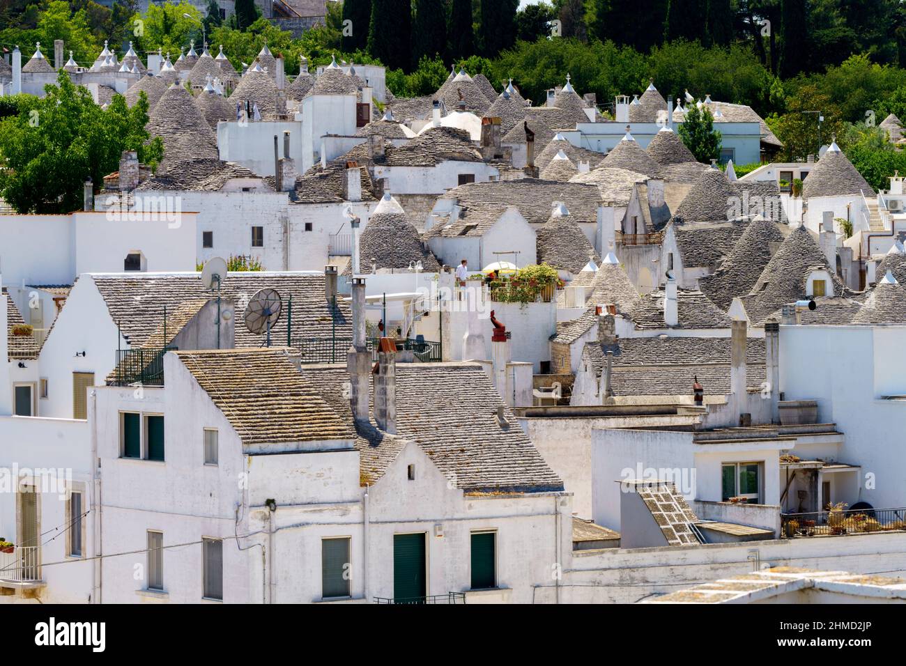 Alberobello, Bari province, Apulia, Italy: exterior of the famous ...