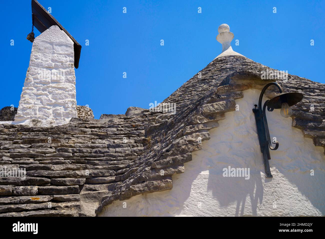 Alberobello, Bari province, Apulia, Italy: exterior of the famous ...