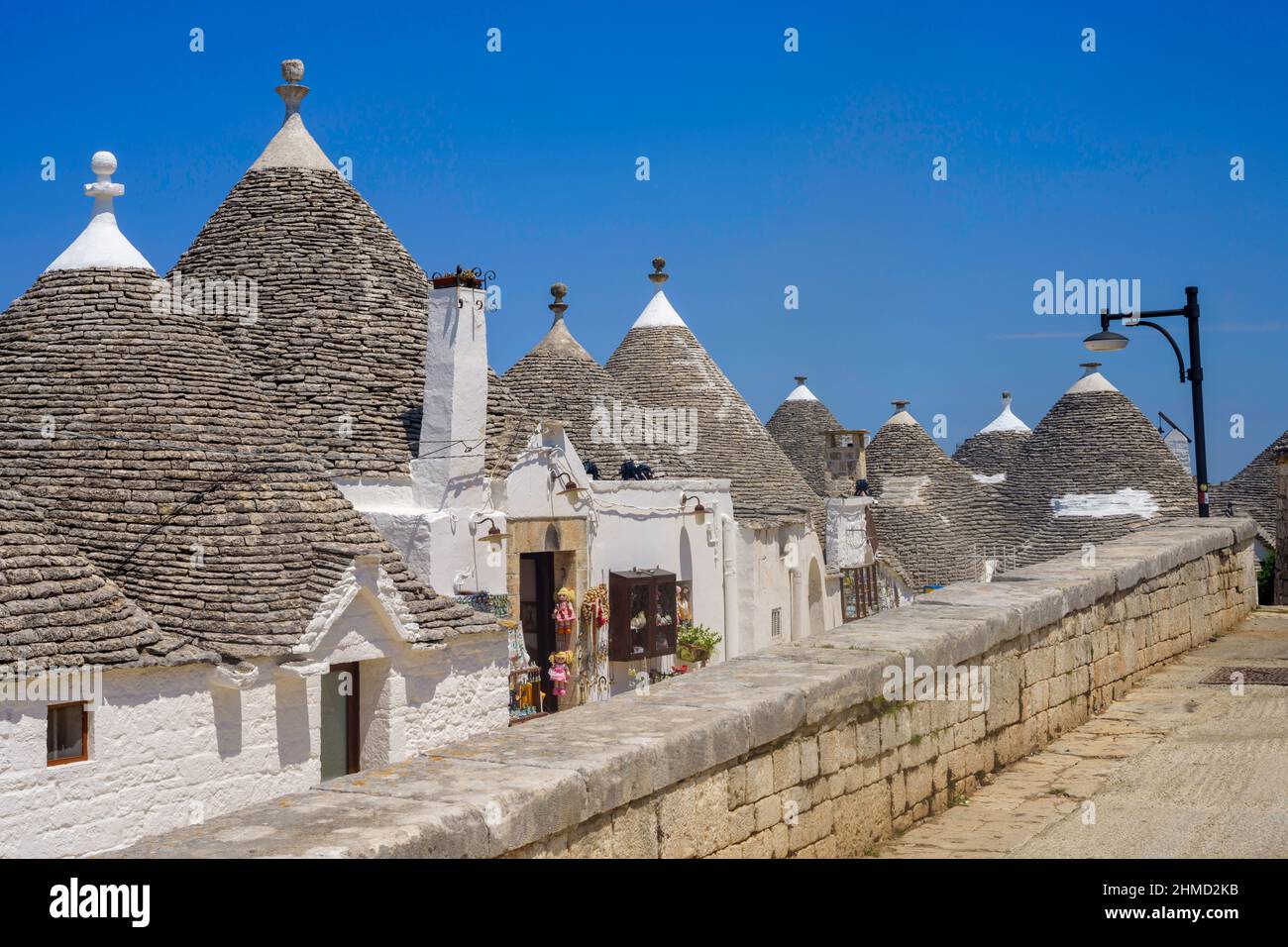 Alberobello, Bari province, Apulia, Italy: exterior of the famous ...