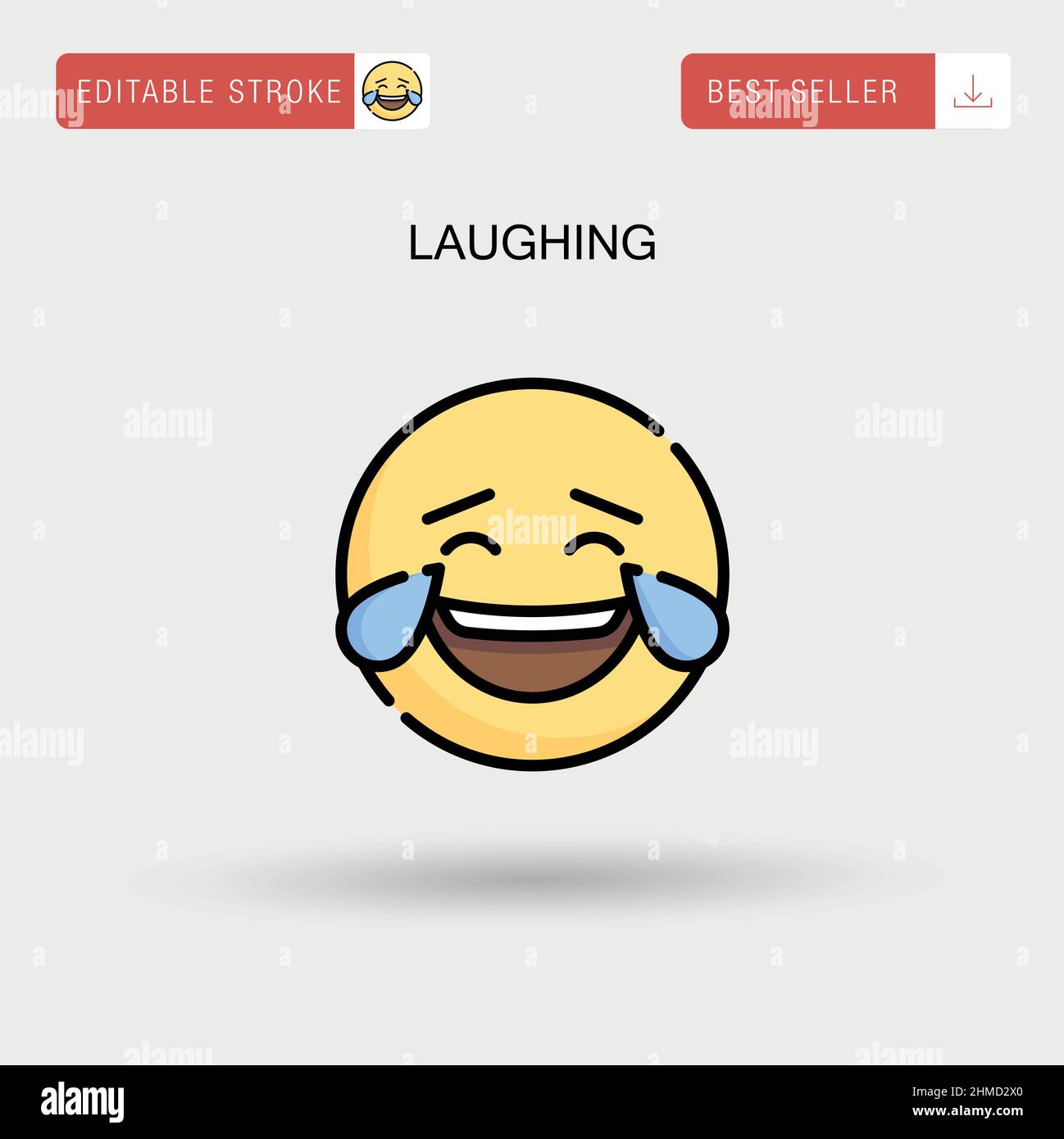 Laughing female funny Stock Vector Images - Alamy