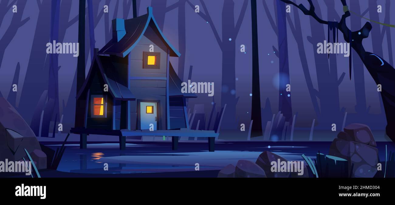 Bog hut Stock Vector Images - Alamy