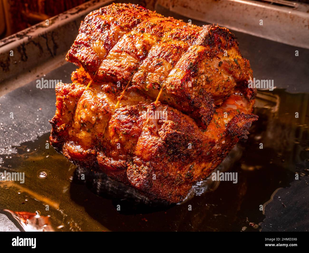 finished crust roast in the oven Stock Photo - Alamy