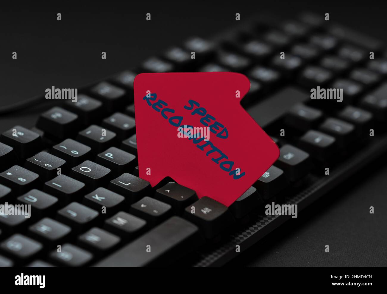 Writing displaying text Speed Recognition. Conceptual photo technology ...