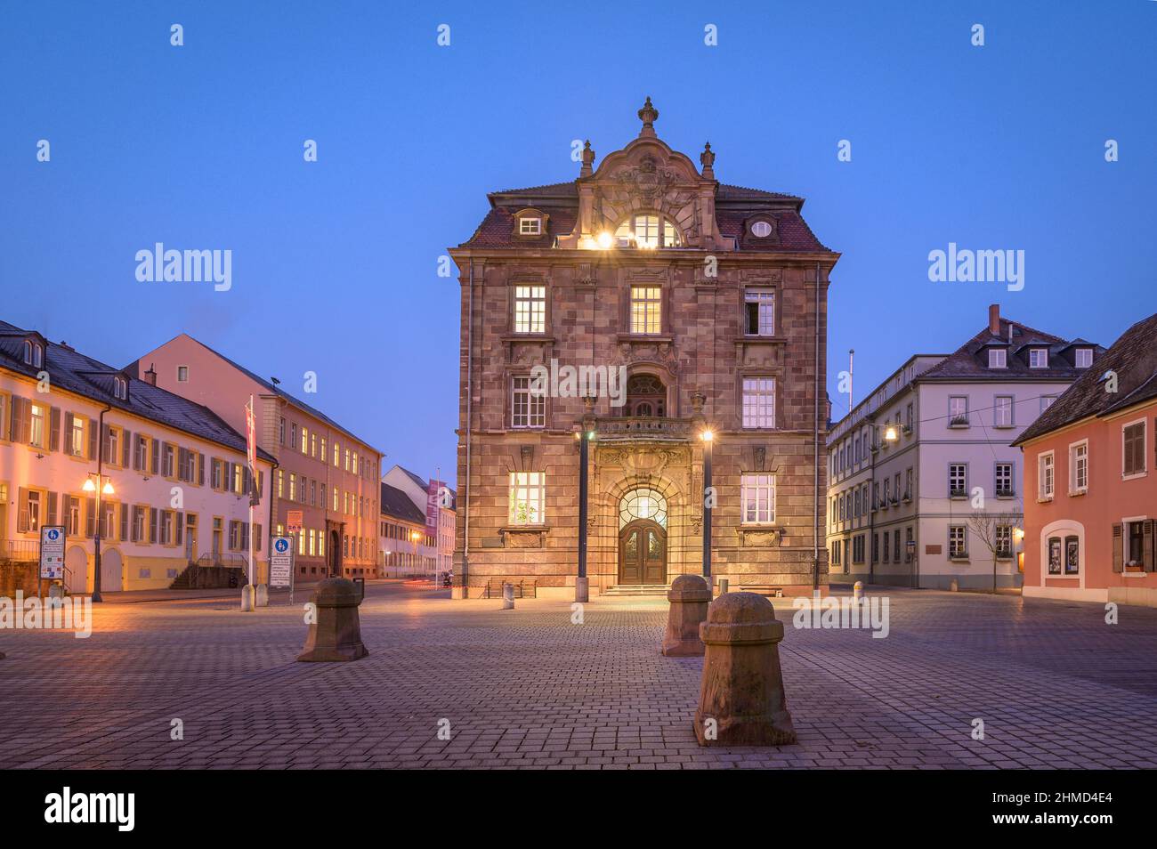 Town Hall and Cathedral Square of Speyer, Germany Stock Photo - Alamy