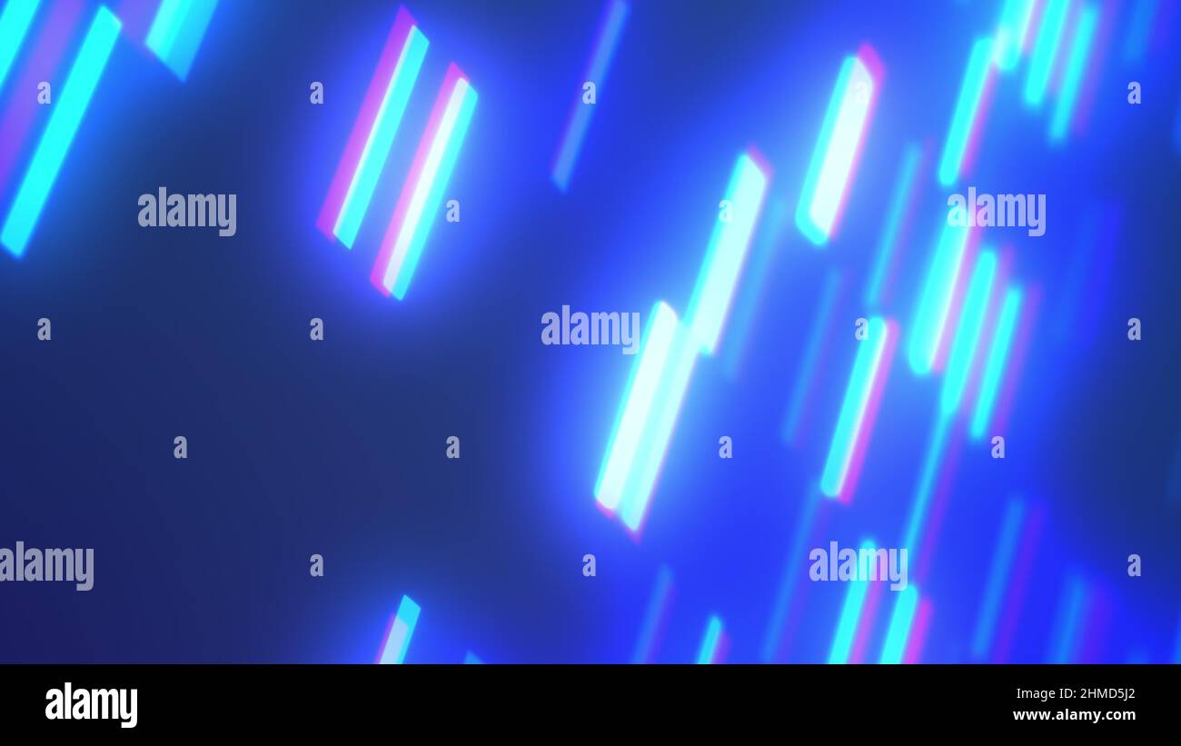 Geometric 3d render shower of decorative starry short lines. Digital ...