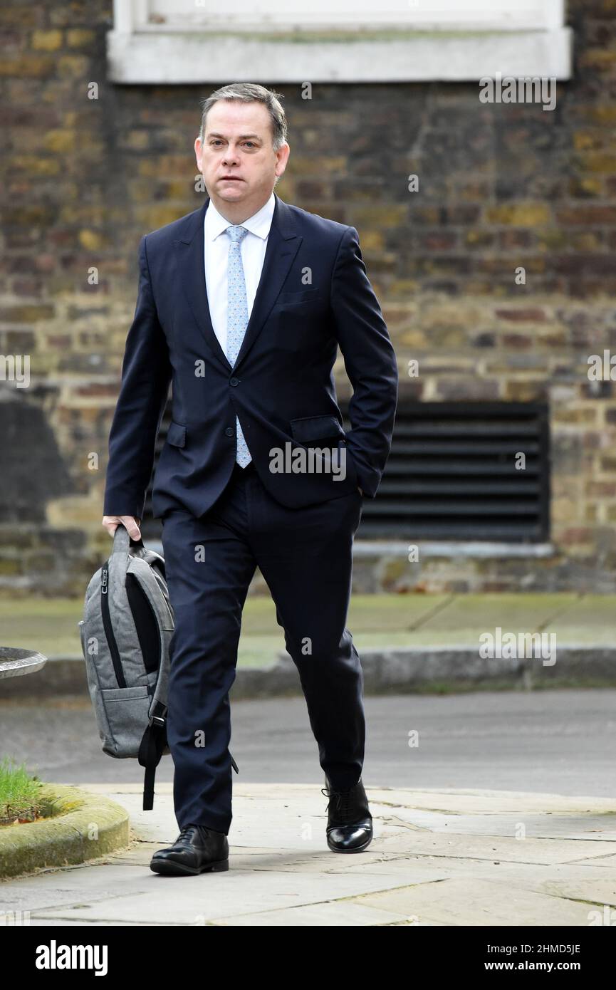 London, UK. 9th Feb, 2022. Nigel Adams minister without portfolio in ...