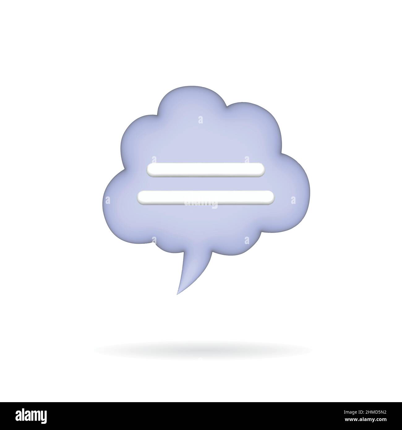 Purple Speech 3D Bubble for Communication concept and Web UI Stock ...
