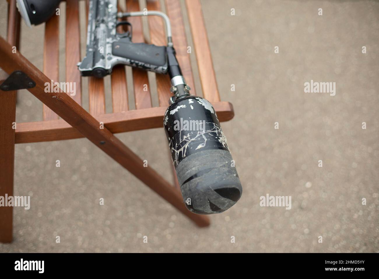 Sports equipment for arrows. Training is armed with paint. Details of ...