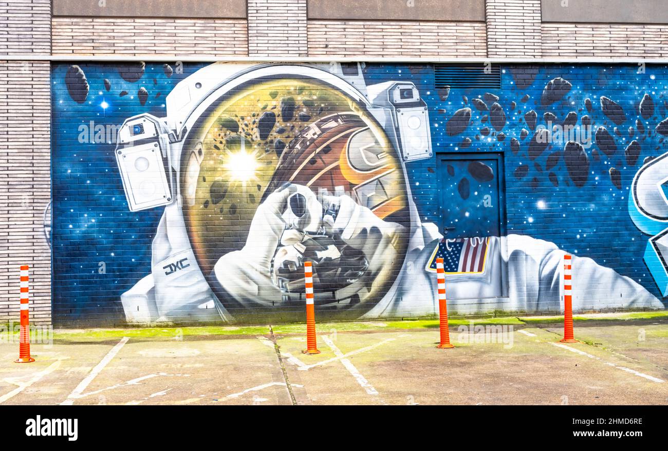 Graffiti Astronaut Helmet