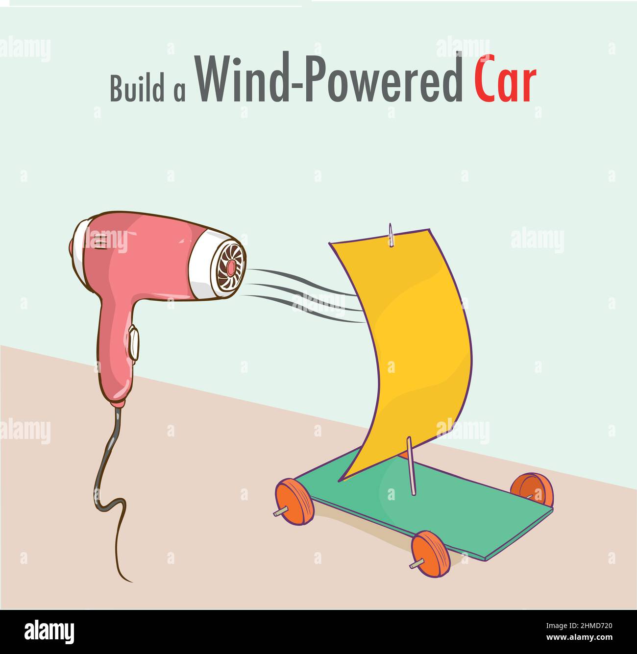 Wind wheels vertical Stock Vector Images - Alamy