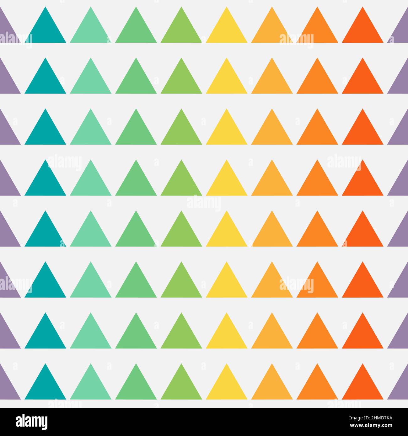 Colorful triangles geometric seamless pattern. Vector illustration ...