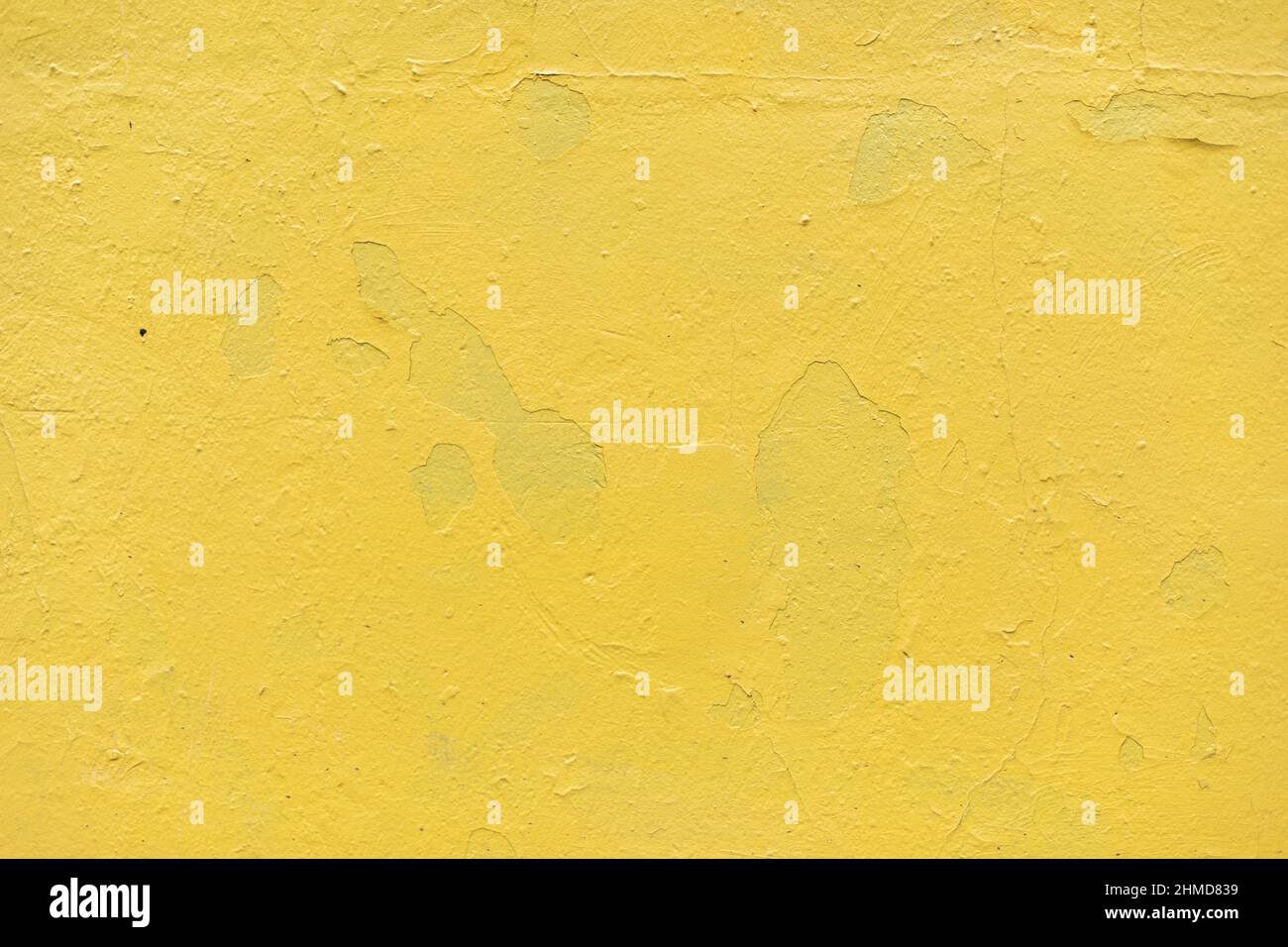 Yellow paint texture. Painted over wall. Yellow background. Natural ...