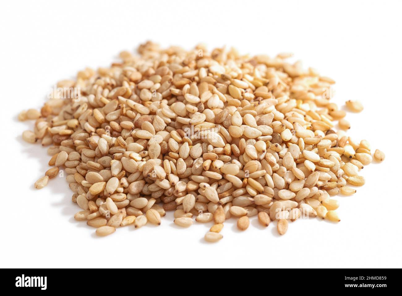 Sesame isolated against white background Stock Photo - Alamy