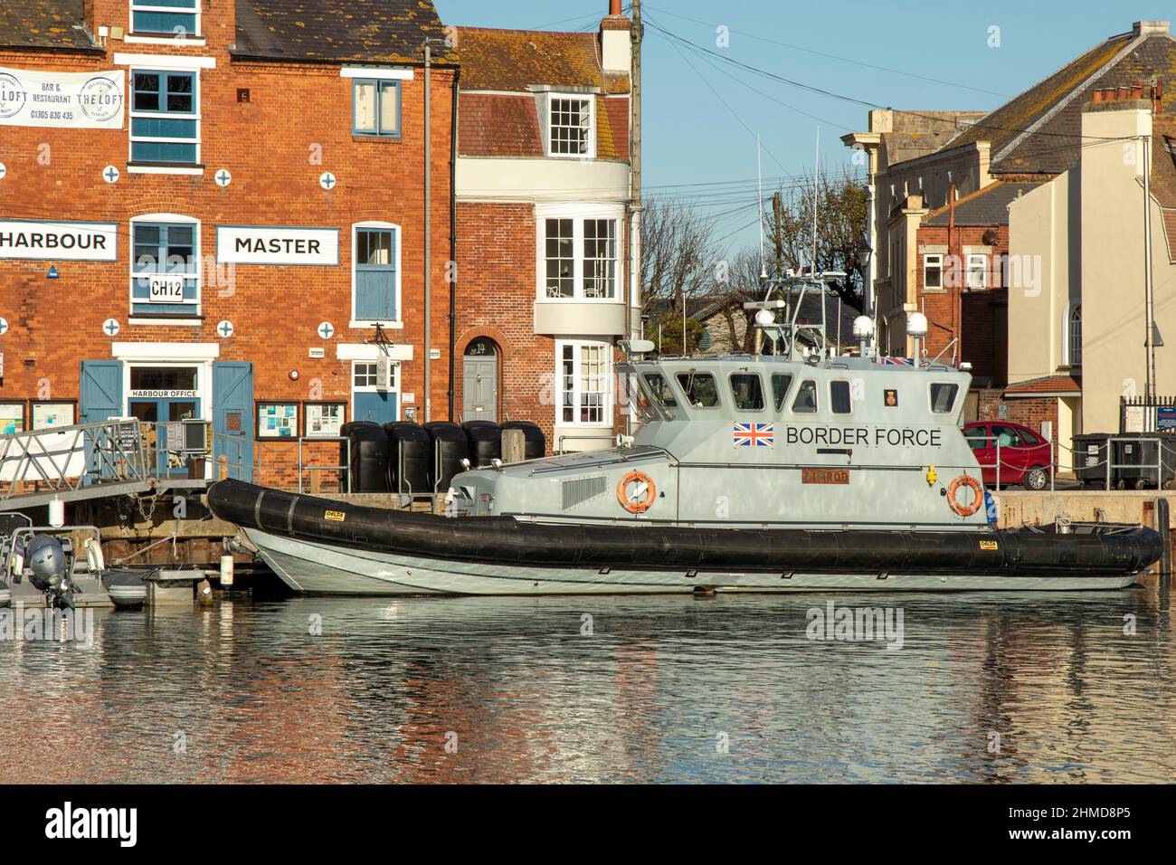 Border Force Boat, "Nimrod" Weymouth Harbour, Dorset, England, UK Stock ...