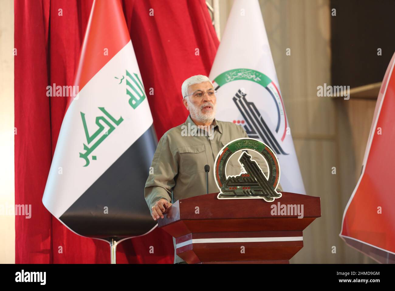 Popular Mobilization Forces of Iraq and Abu Mahdi al-Muhandis Stock ...