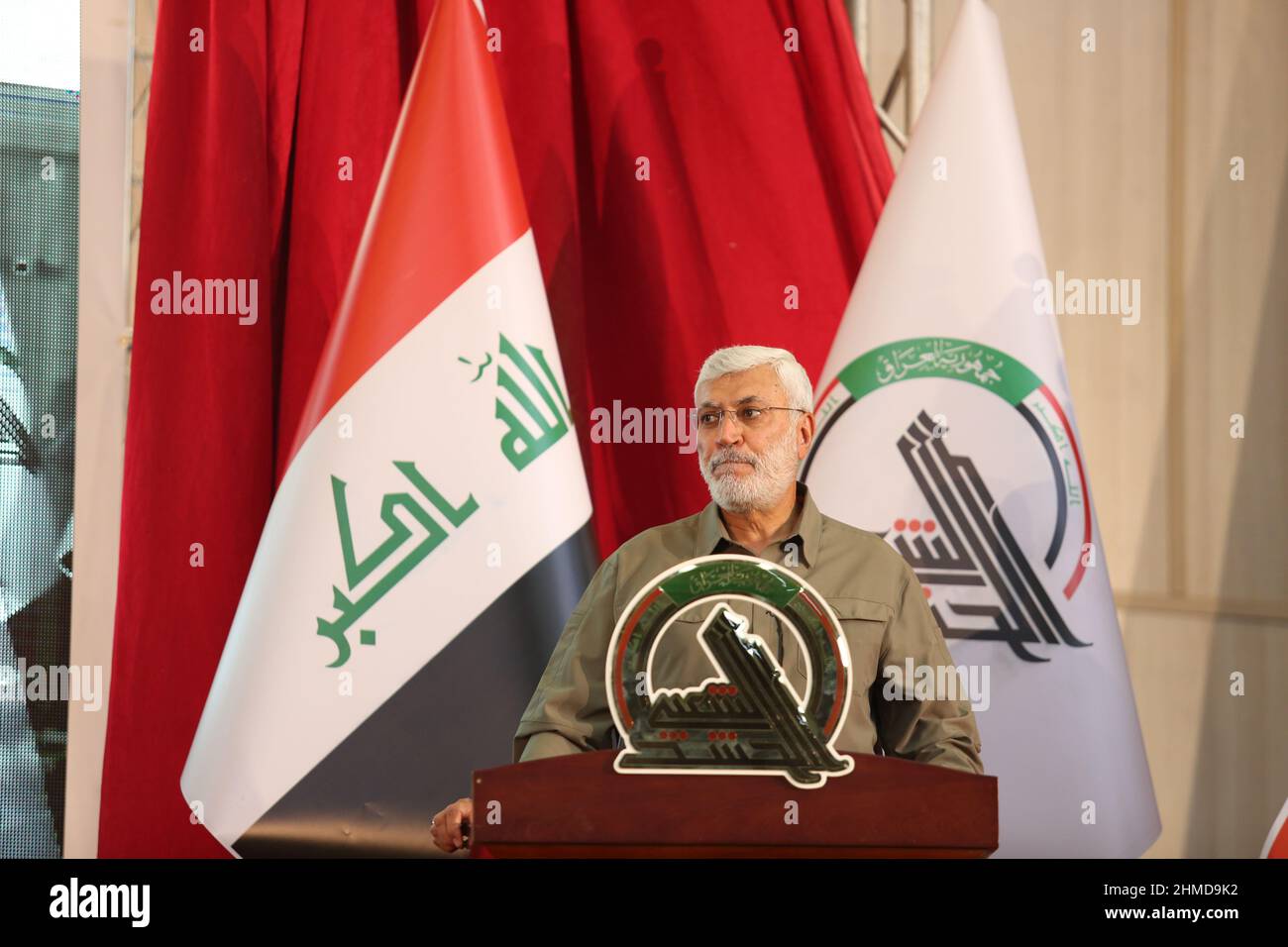 Popular Mobilization Forces of Iraq and Abu Mahdi al-Muhandis Stock ...