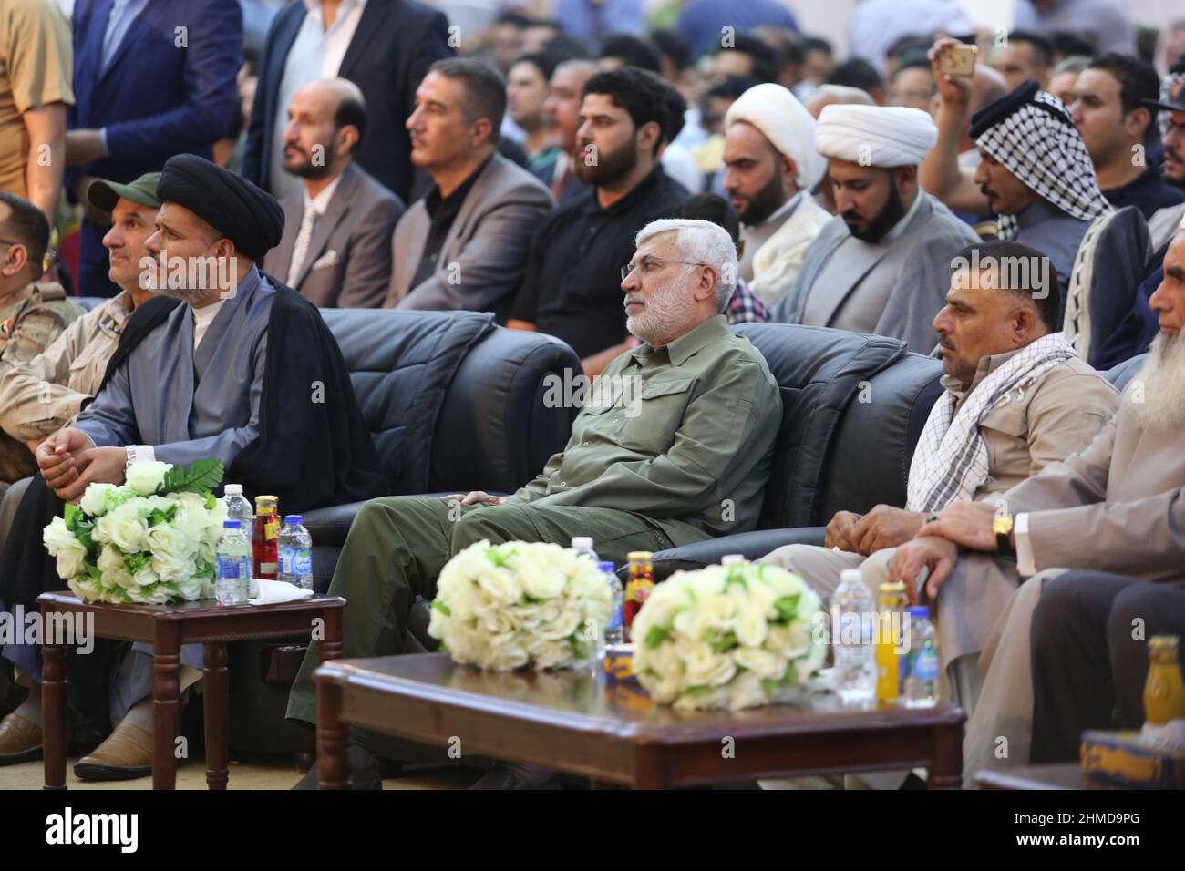 Popular Mobilization Forces of Iraq and Abu Mahdi al-Muhandis Stock ...