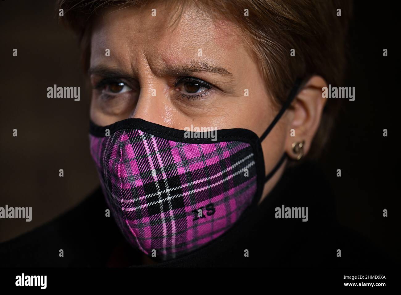 First Minister of Scotland Nicola Sturgeon during a visit to Bathgate ...