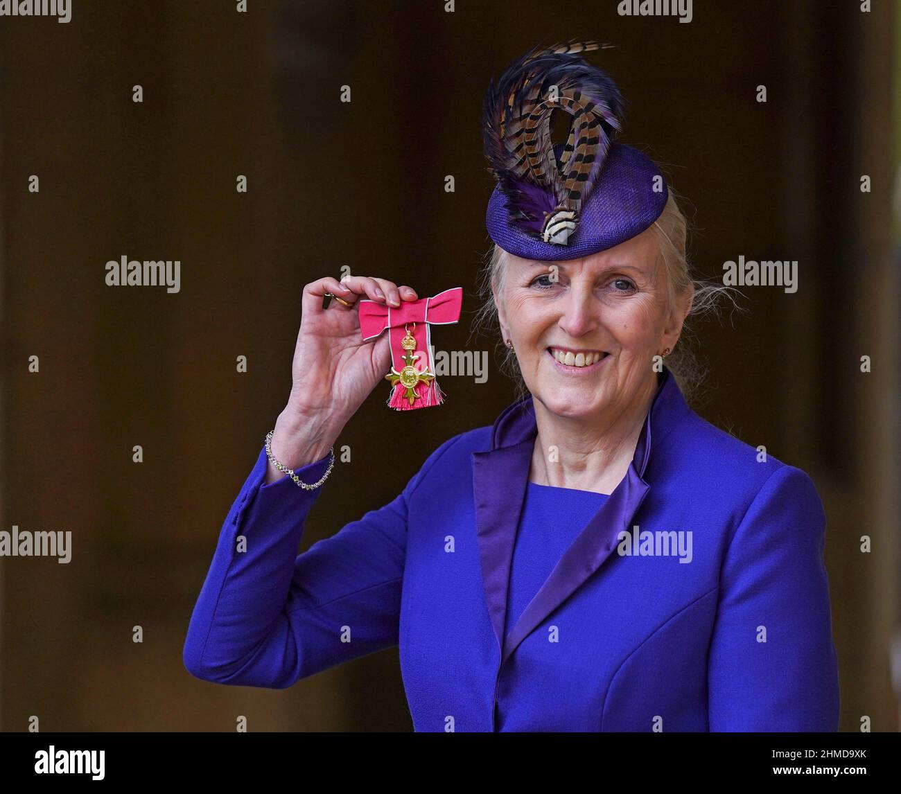 Angela Owen with her OBE (Officer of the Order of the British Empire ...