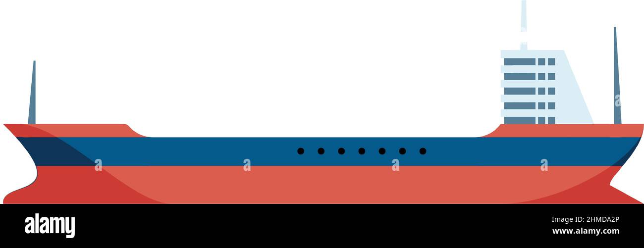 Cargo ship icon. Big marine freight vessel Stock Vector Image & Art - Alamy