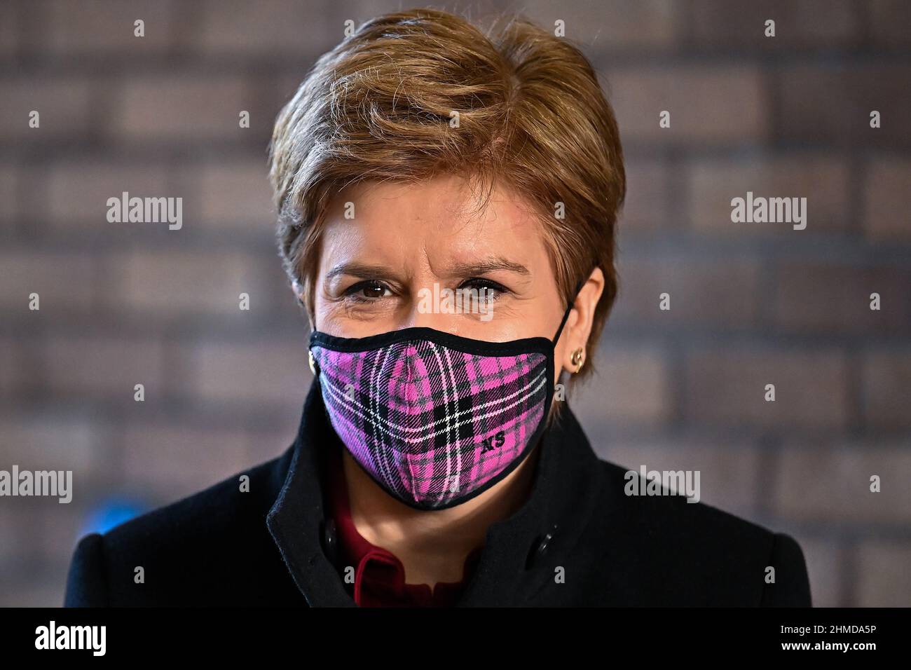First Minister of Scotland Nicola Sturgeon during a visit to Bathgate ...