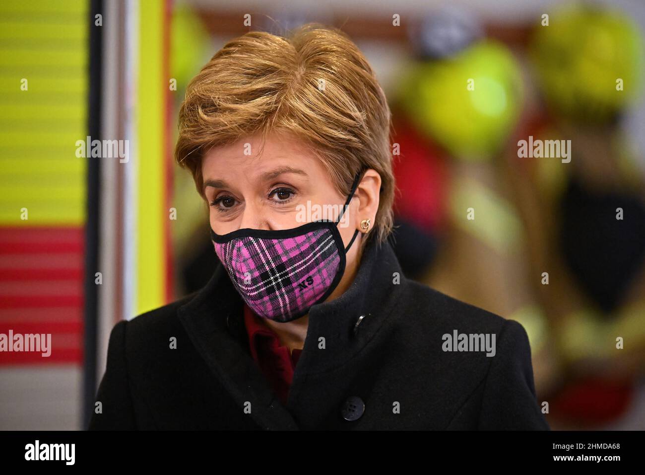First Minister of Scotland Nicola Sturgeon during a visit to Bathgate ...
