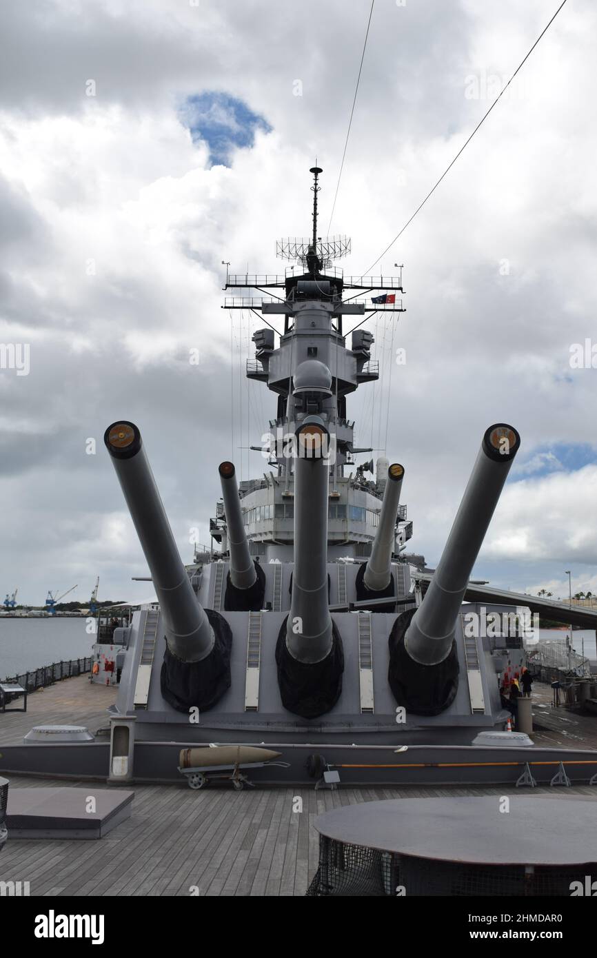 Uss Missouri Firing All Guns