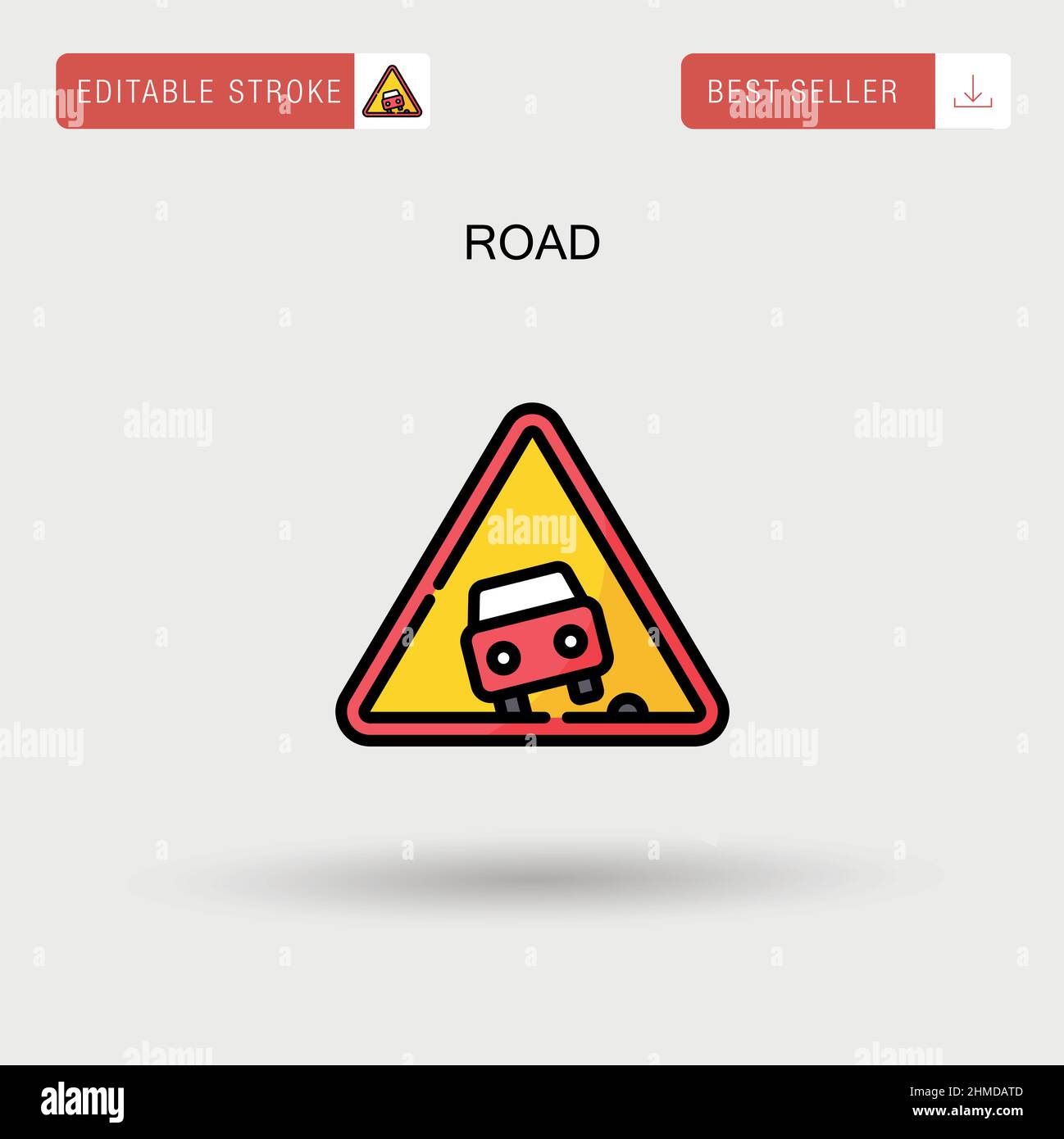 Spring summer rural road Stock Vector Images - Alamy