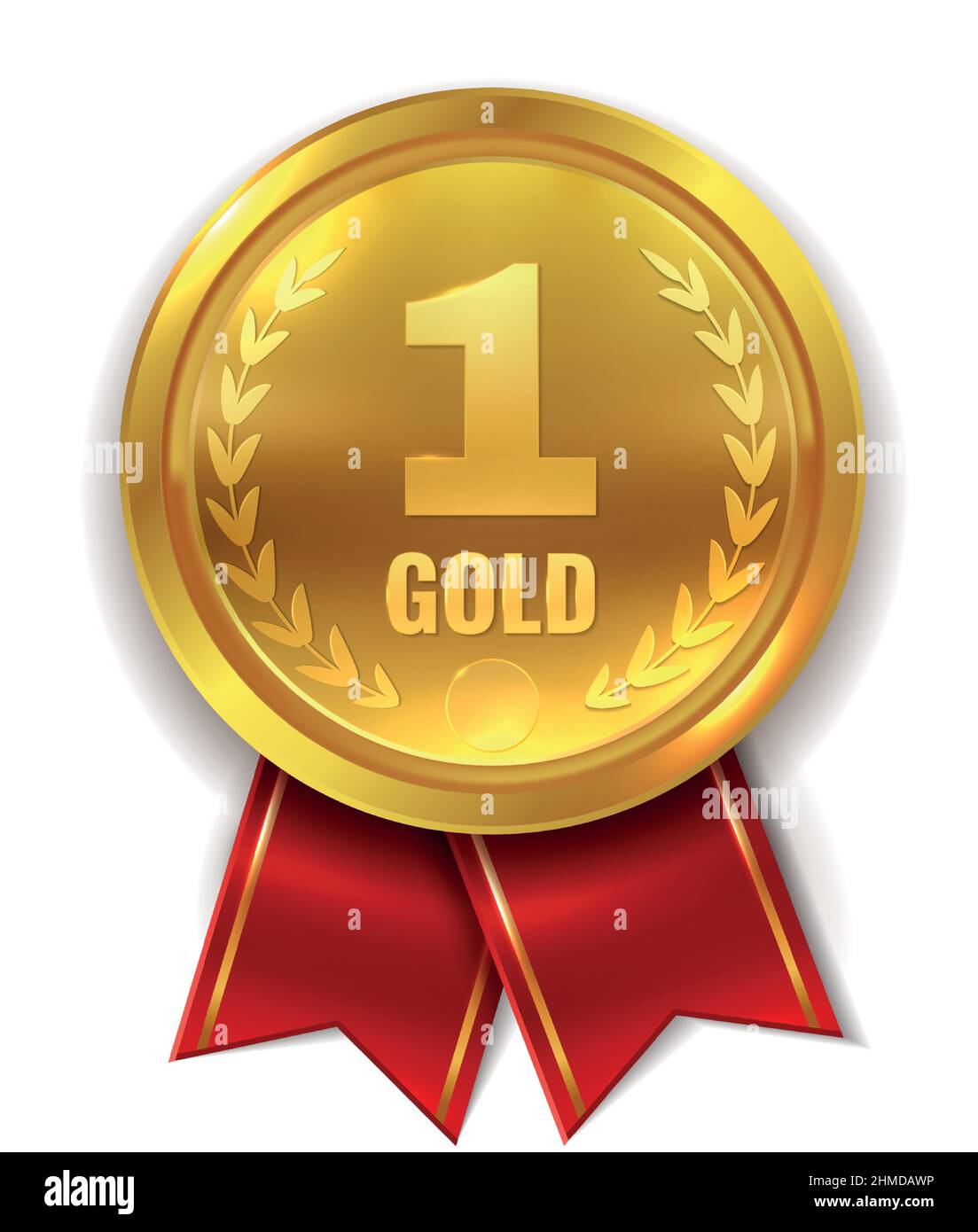 Golden winner badge. Competition trophy. Best quality award Stock ...