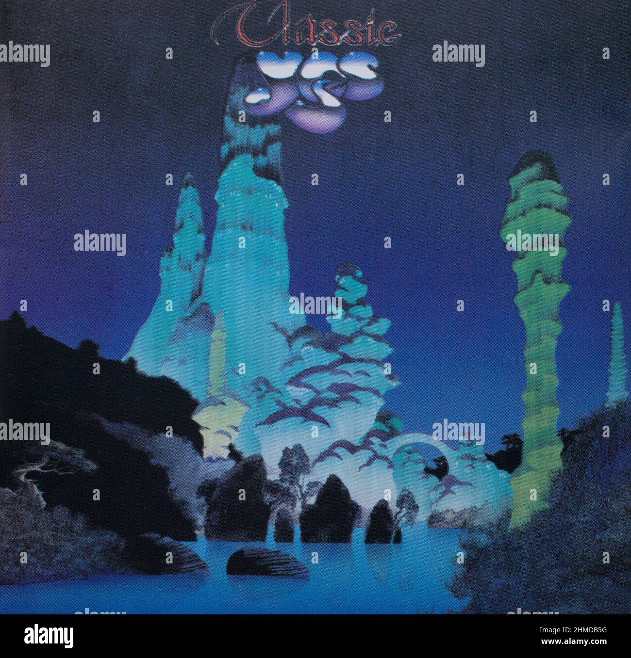 The cd album cover to, Classic Yes by Yes Stock Photo - Alamy