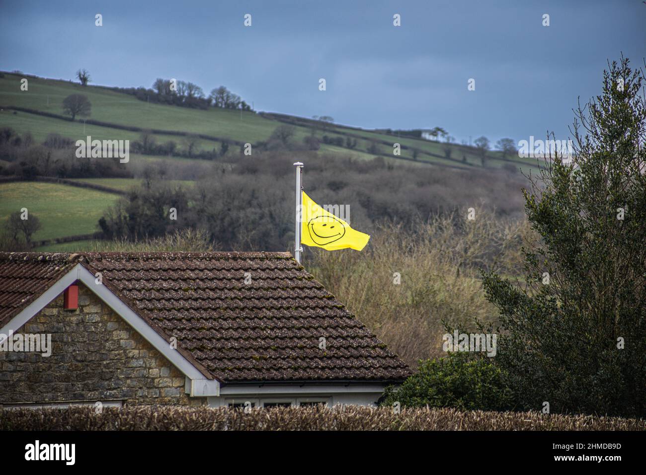 Smiley face flag hi-res stock photography and images - Alamy