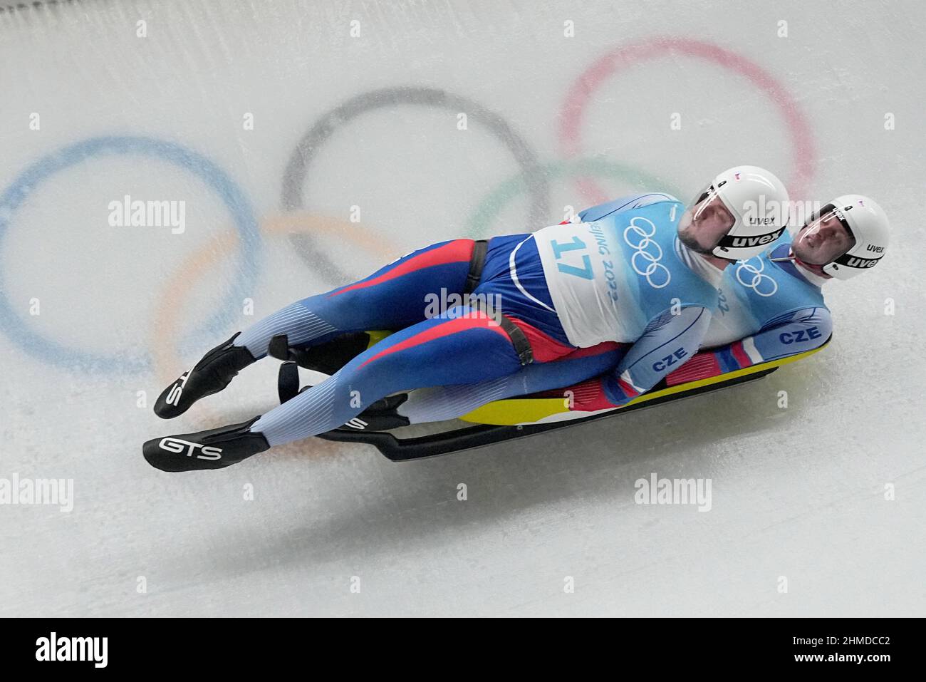 Yanqing, China. 09th Feb, 2022. Olympics, Luge, Doubles, 1st run at ...