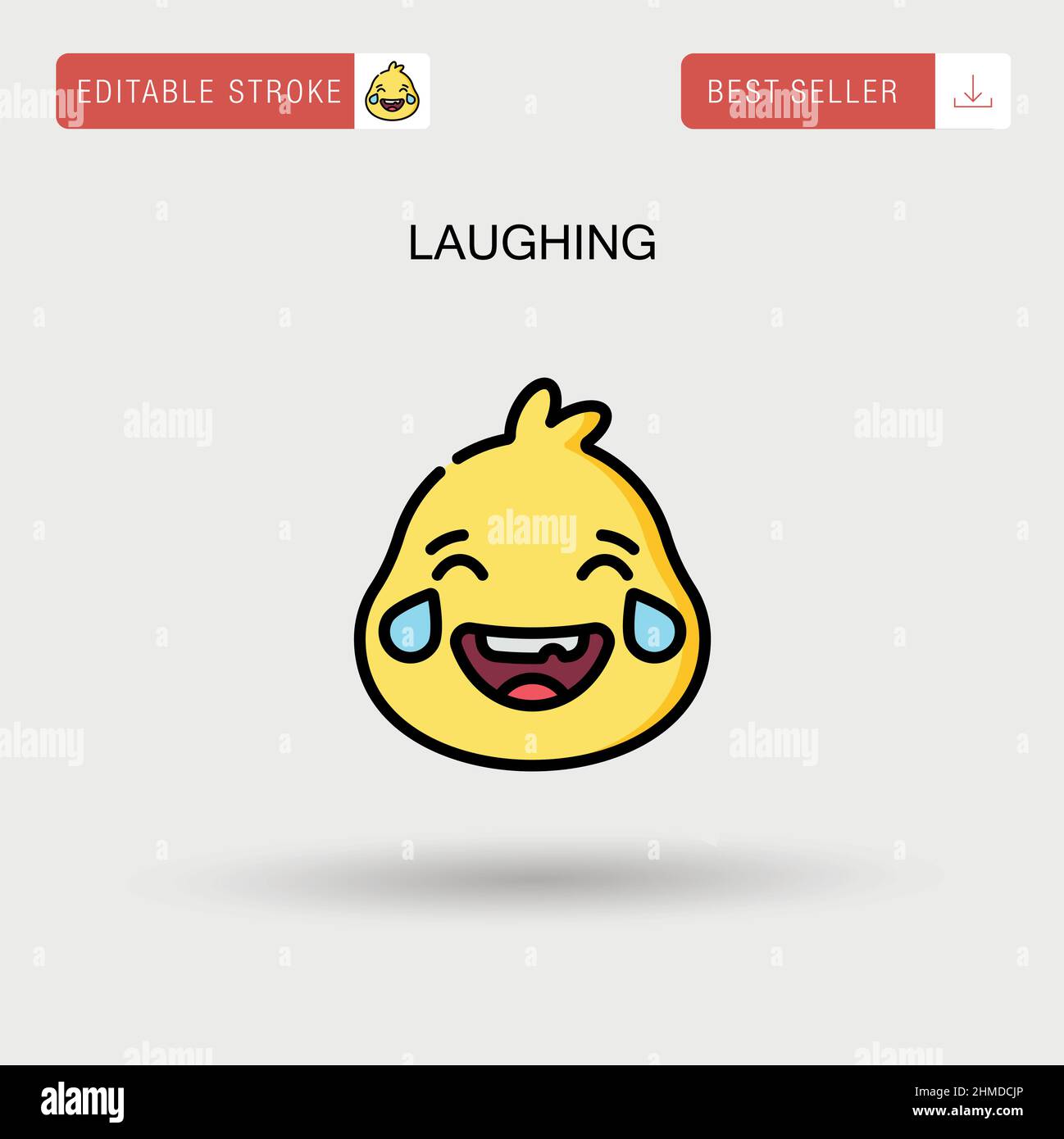 Mouth laughing cartoon icon vector hi-res stock photography and images ...
