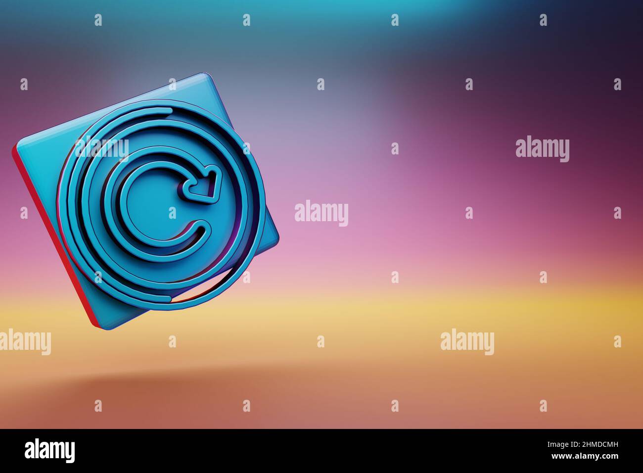 Repeat Button icon. Beautiful Blue Repeat Button symbol icons on ...